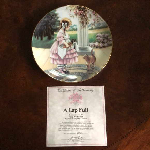 Other | Fond Memories Collectors Plate By Meta Grimball | Poshmark